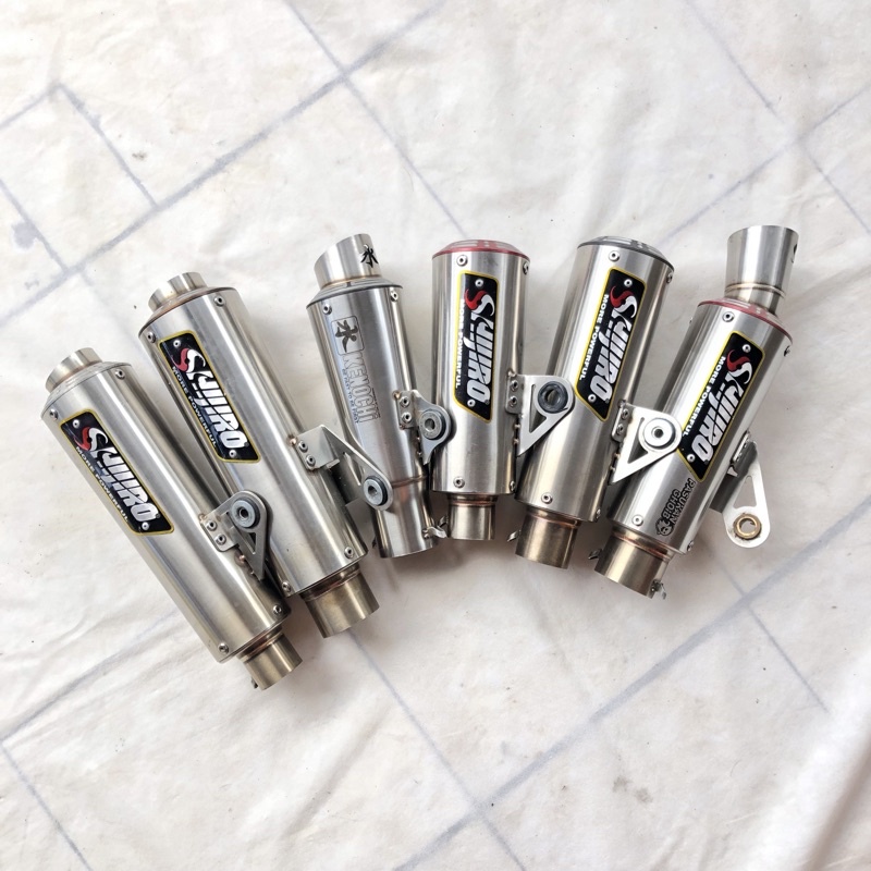 Jual (ORIGINAL) Slincer Knalpot Racing SHIJIRO MORE POWER FULL Second ...