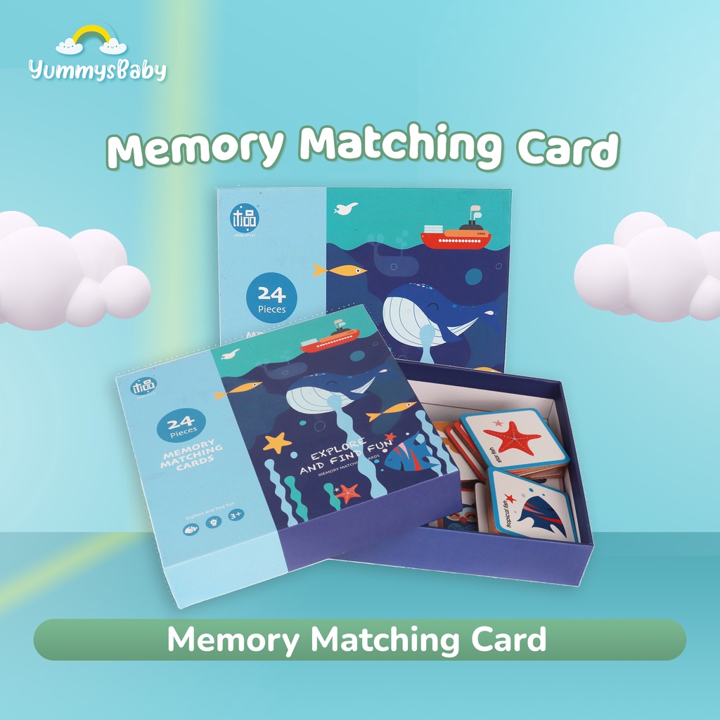 Jual Memory Matching Card - Mainan kartu bergambar | Shopee Indonesia