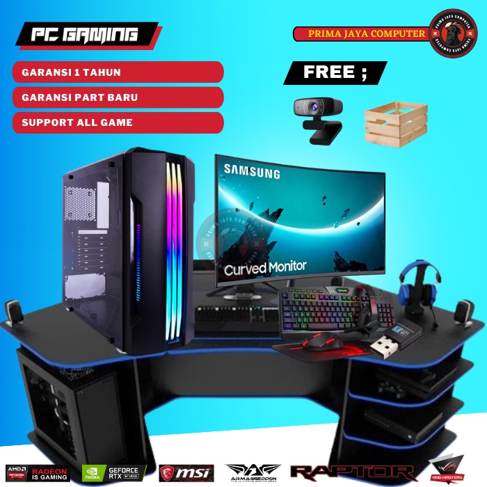 Jual PC Gaming Rakitan Ful set pc cpu gaming rakitan fullset Core i5 ...