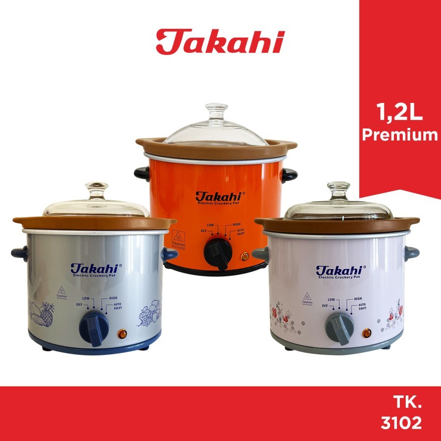 Jual TAKAHI ELECTRIC CROCKERY POT 1,2 LITER | Shopee Indonesia