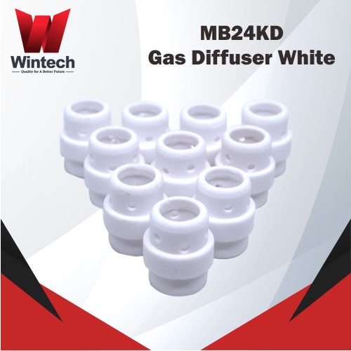 Jual Ceramic MB24KD Wintech / Gas Diffuser UNTUK MIG TORCH MB24 Tipe ...