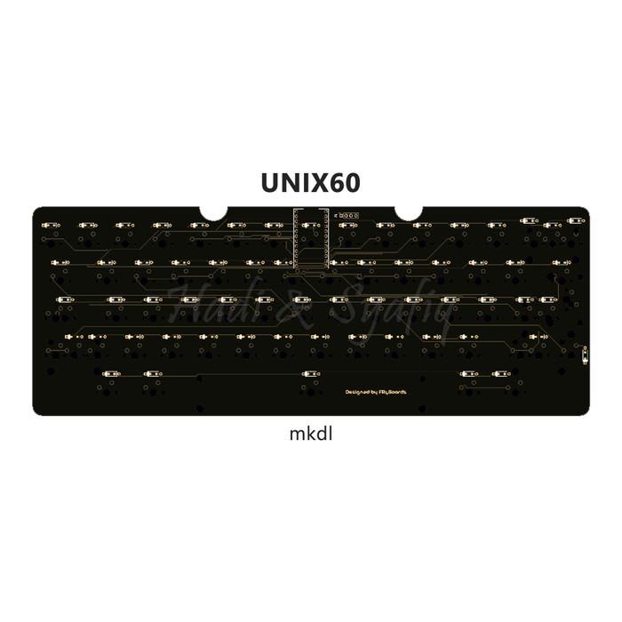 Jual Unix60 mechanical keyboard pcb using pro micro | Shopee Indonesia
