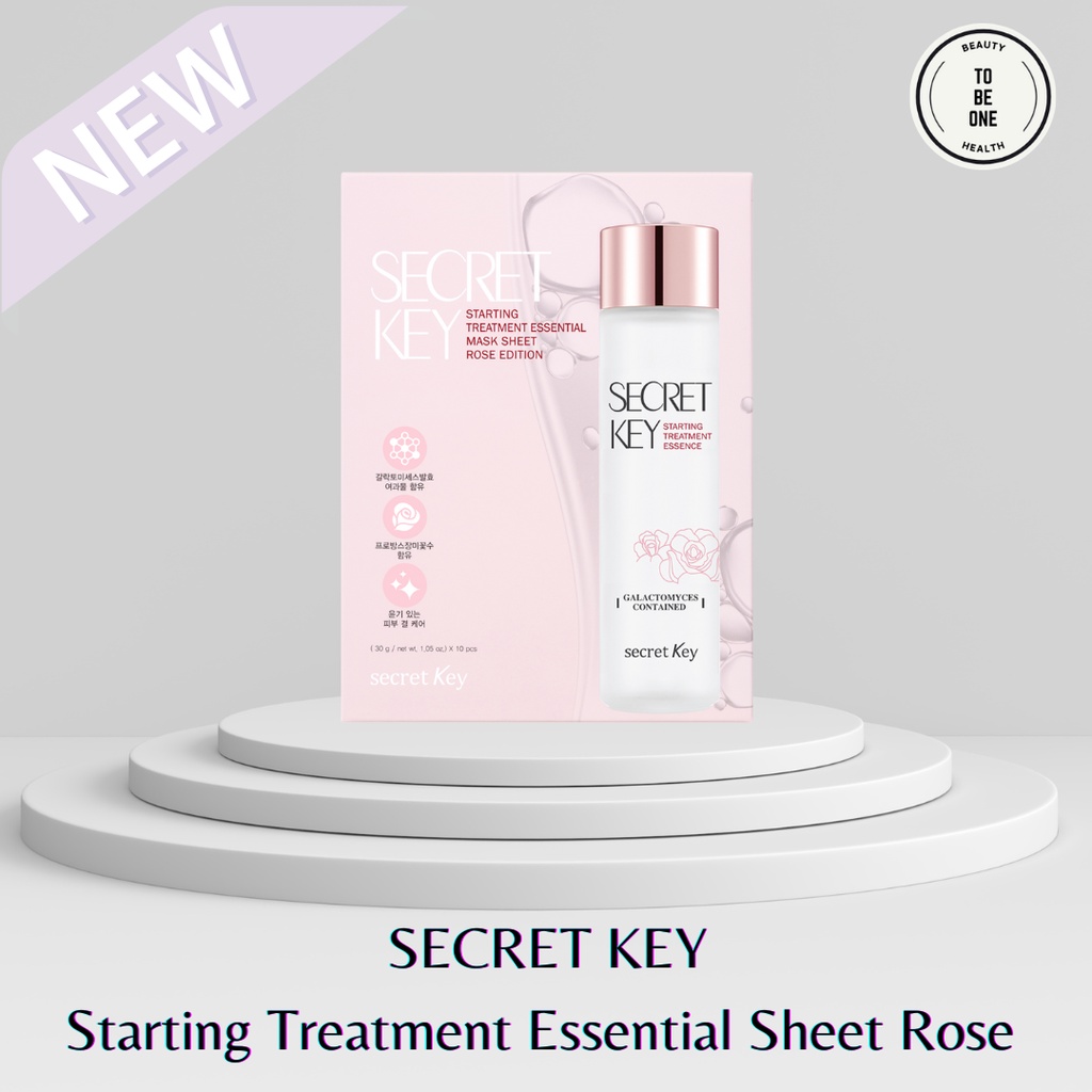 Jual SECRET KEY Starting Treatment Essential Mask Sheet Rose Edition ...