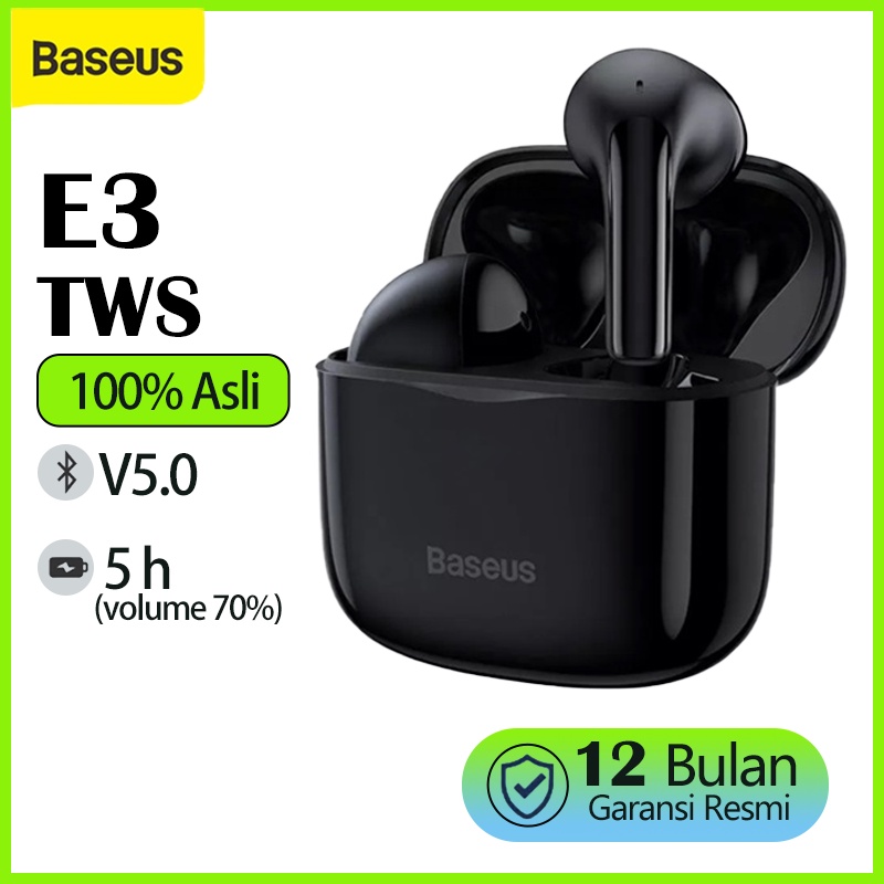 Jual Baseus Bowie E3 True Wireless Bluetooth Earphone Earbuds | Shopee ...