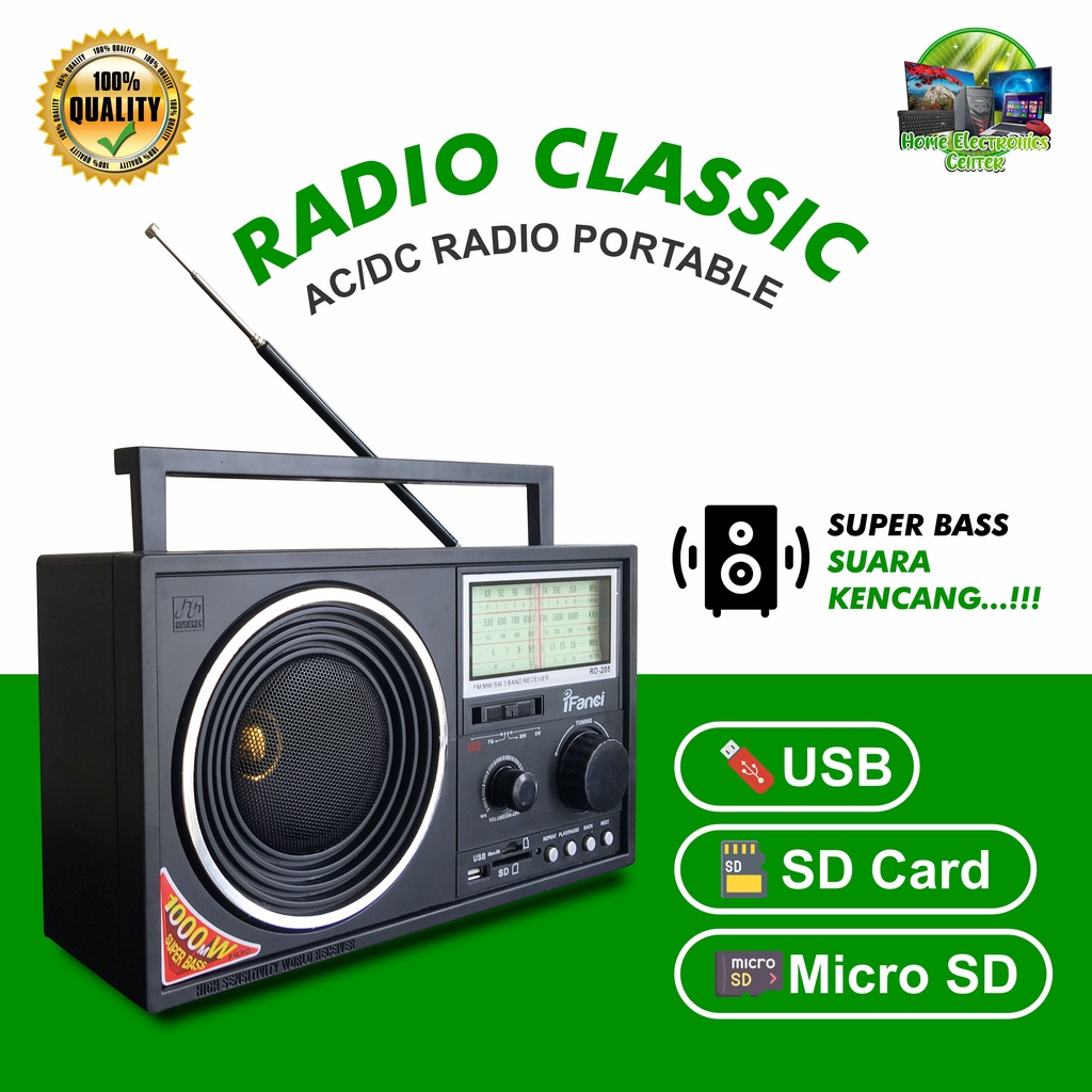 Jual Radio FM/MW/SW - 3BAND - Radio Classic (Klasik) - Termurah ...