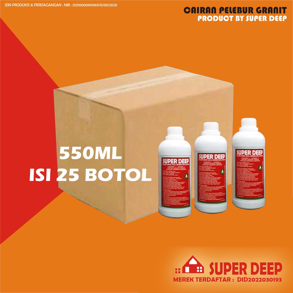 Jual SUPER DEEP Cairan Pelebur Granit, Keramik, Marmer Coating, Cairan ...