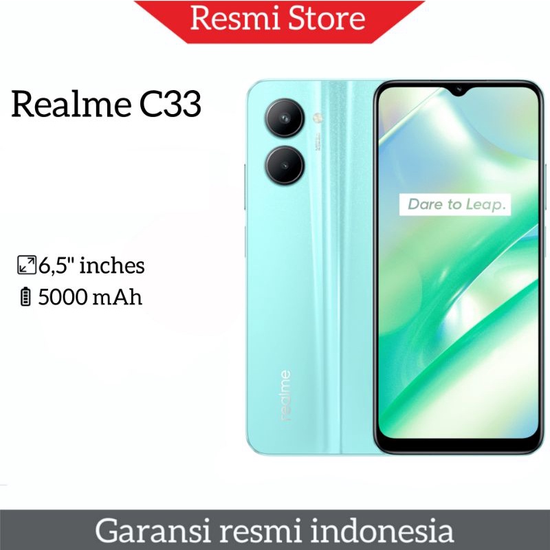 Jual REALME C33 3/32GB - 4/64GB - 4/128GB & C12 GARANSI RESMI REALME ...