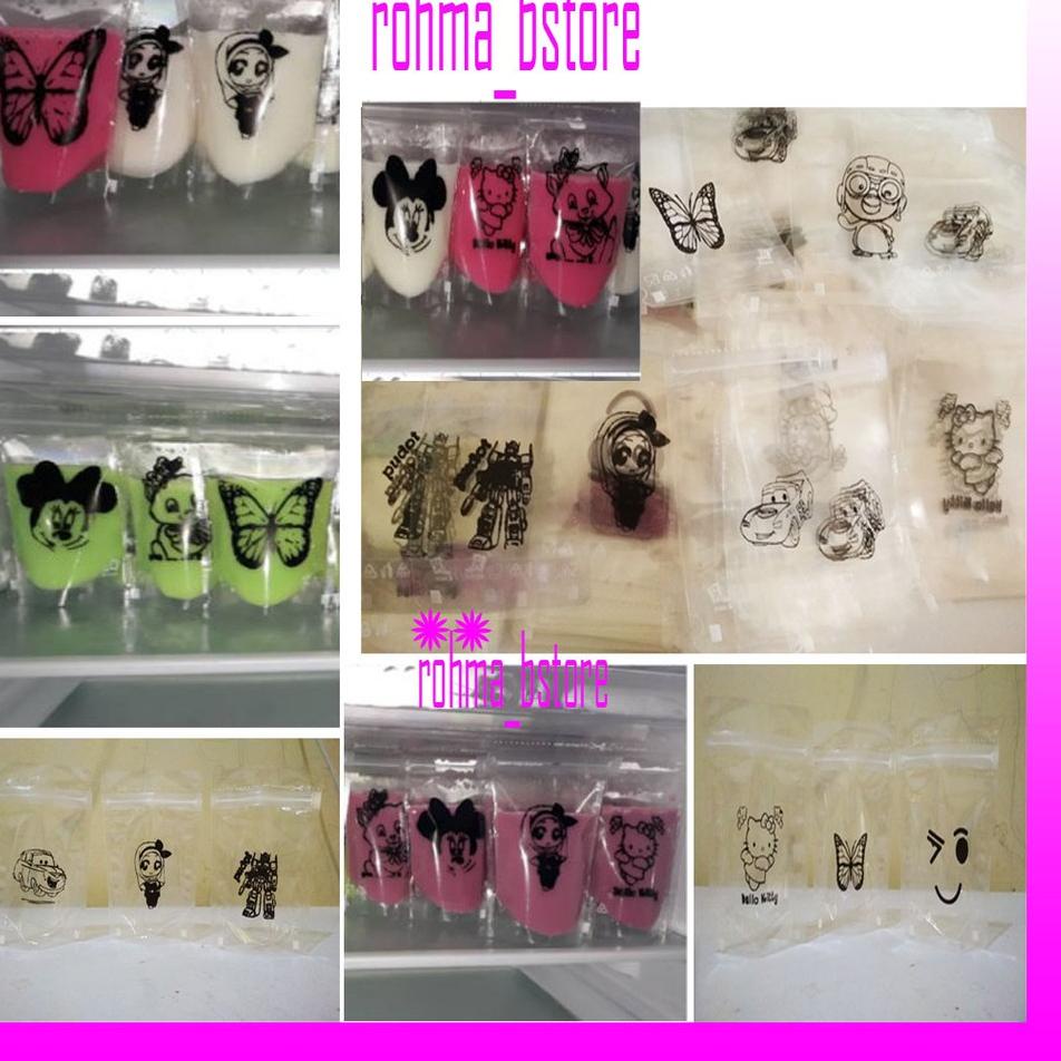 Jual Model Update Standing Pouch 9x15 cm Karakter 50 pcs / Plastik ...
