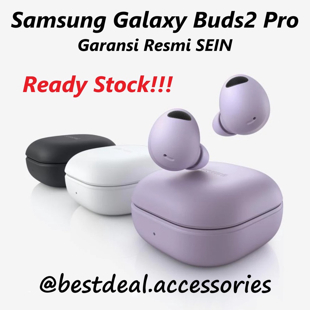 Jual Samsung Galaxy Buds2 Pro Resmi SEIN Graphite White Purple - Buds 2 ...