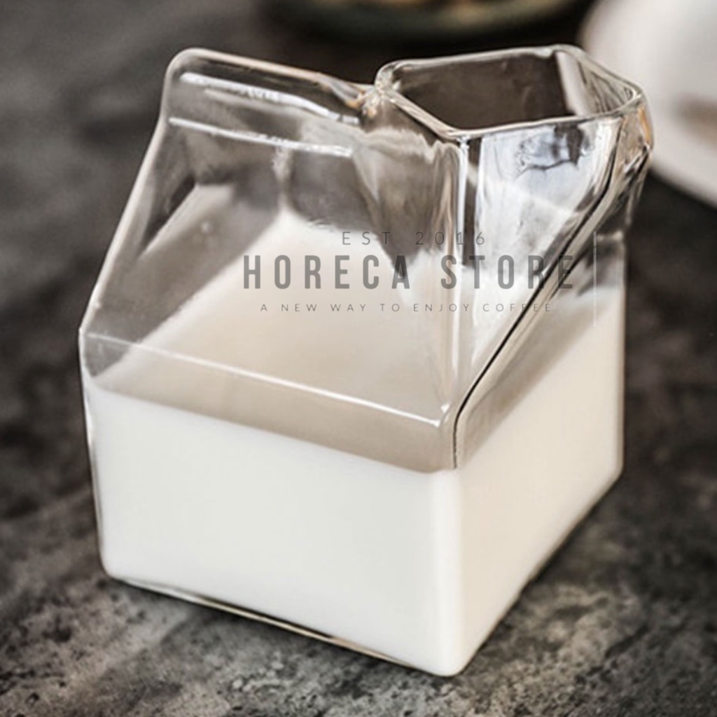 Jual Gelas Susu 300ml / Milk Box Glass 300 ml / Gelas Kaca Boro ...