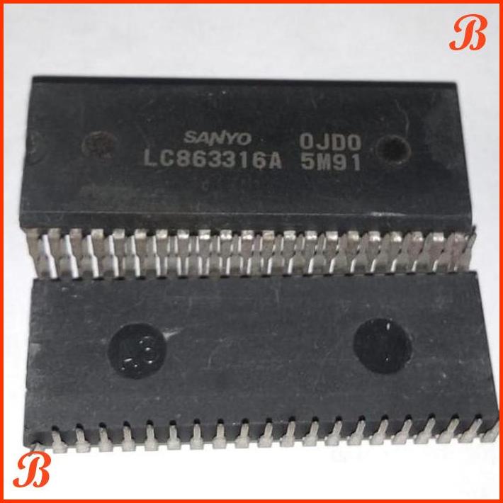 Jual IC LC863316A CMOS 8 BIT SINGLE CHIP MICROCONTROLLER UTK TV KONKA | Shopee Indonesia