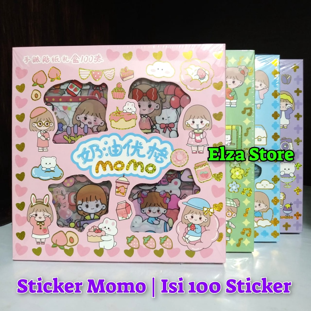 Jual Sticker Momo Motif Kartun Korea Waterproof Stiker 2D Aksesoris ...