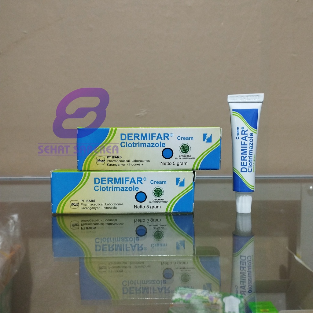 Jual Dermifar Cream 5 gram Mengatasi infeksi kulit akibat jamur ...
