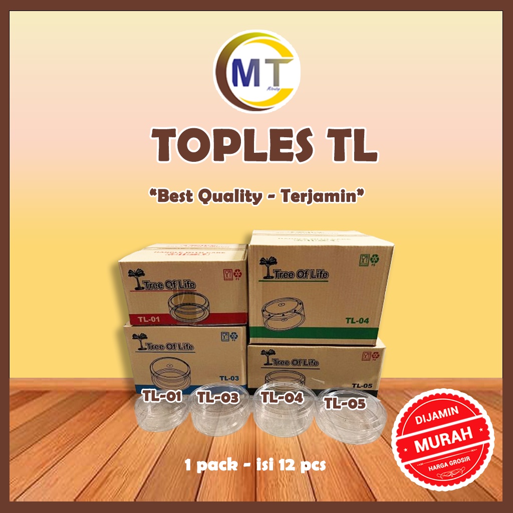 Jual Toples Plastik Mika 12 pcs Toples TL-01 Toples TL-03 Toples TL-04 Toples TL-05 Toples Kue ...