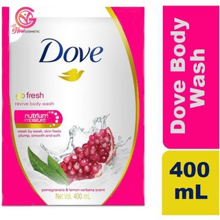Jual DOVE GO FRESH REVIVE BODY WASH NUTRIUM MOISTURE (REFILL) 400ML ...