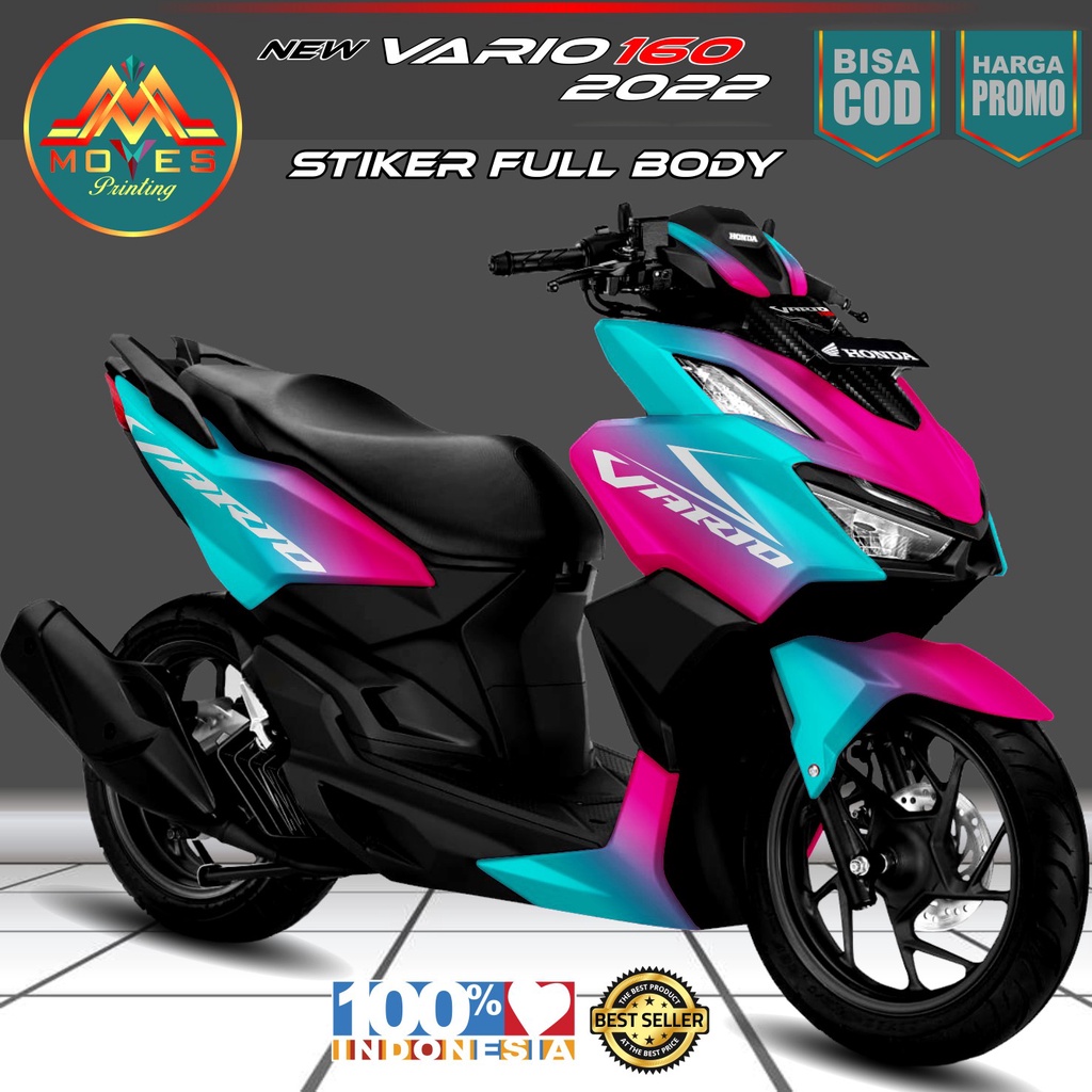 Jual Bisa COD Decal Sticker Decal Stiker Full Body Honda Vario 160 - Decal Sticker Honda Vario ...