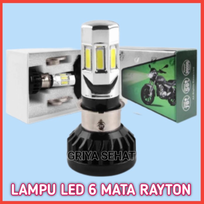 Jual LAMPU LED MOTOR RTD 6 SISI ORIGINAL RTD RAYTON - RTD | Shopee Indonesia