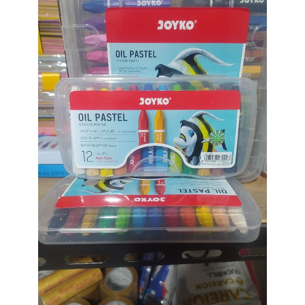 Jual Crayon Joyko Oil Pastel Joyko 12Warna 24 Warna | Shopee Indonesia