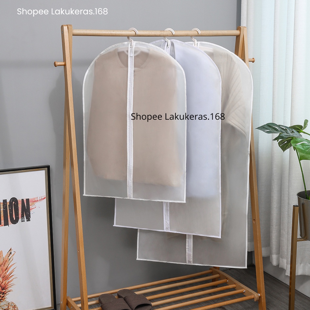 Jual Cover Baju Resleting Anti Air/ Cover Baju Gantung Tertutup ...