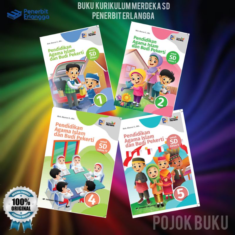Jual Buku PEND. AGAMA ISLAM & BUDI PEKERTI SD Kelas 1 2 3 4 5 6 KM Merdeka Erlangga | Shopee ...