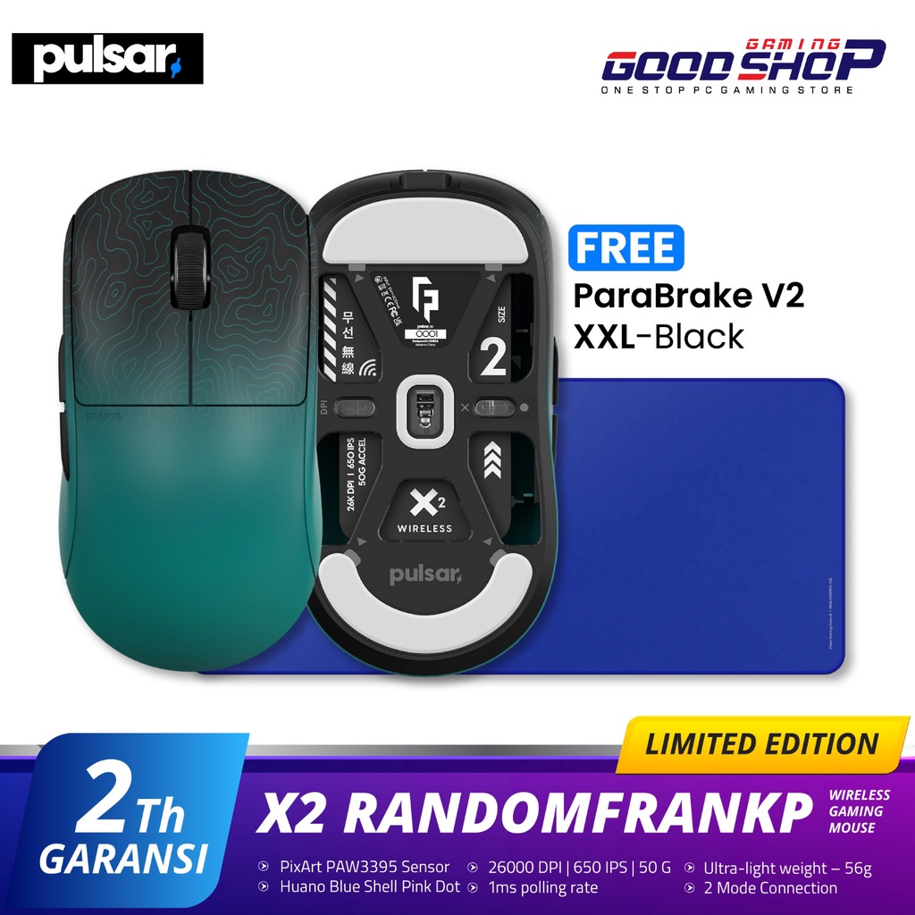 Jual Pulsar X2 RandomFrankP Edition WIreless Gaming Mouse | Shopee ...