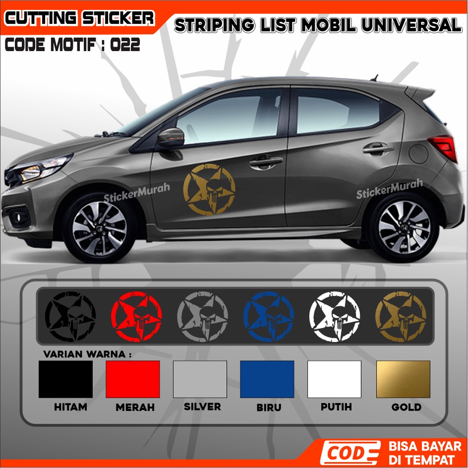 Jual STICKER CUTTING PINTU MOBIL SEMUA MOBIL STICKER CUTTING MOTIF ...