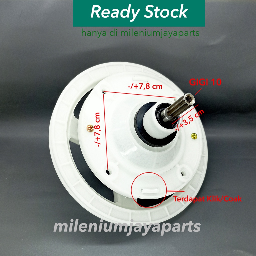 Jual Gearbox Mesin Cuci Sharp Klik 2 Tabung / Gear Box / Girbox Sharp ...