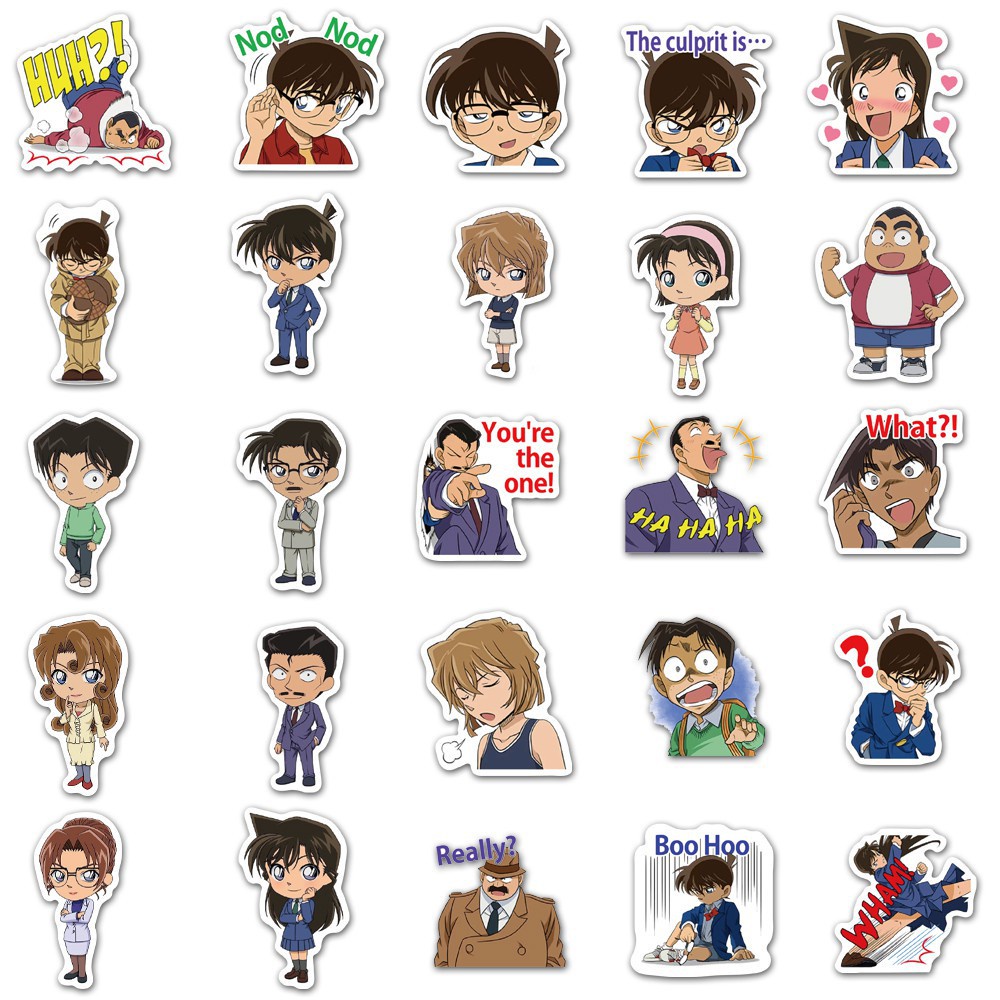 Jual Stiker Detektif Konan isi 25 pcs | Shopee Indonesia