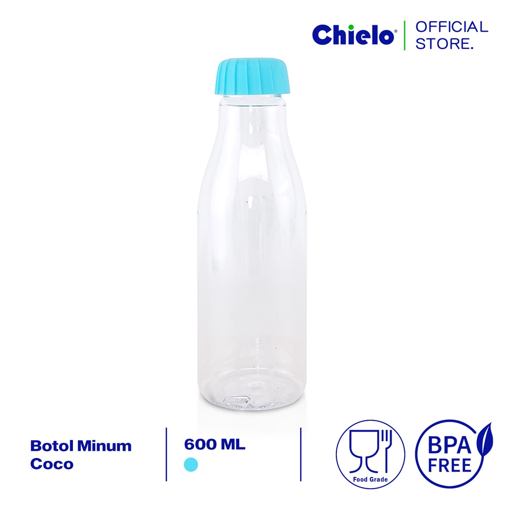Jual Chielo Botol Minum Premium Plastik 600 ML Coco Water Bottle BPA ...