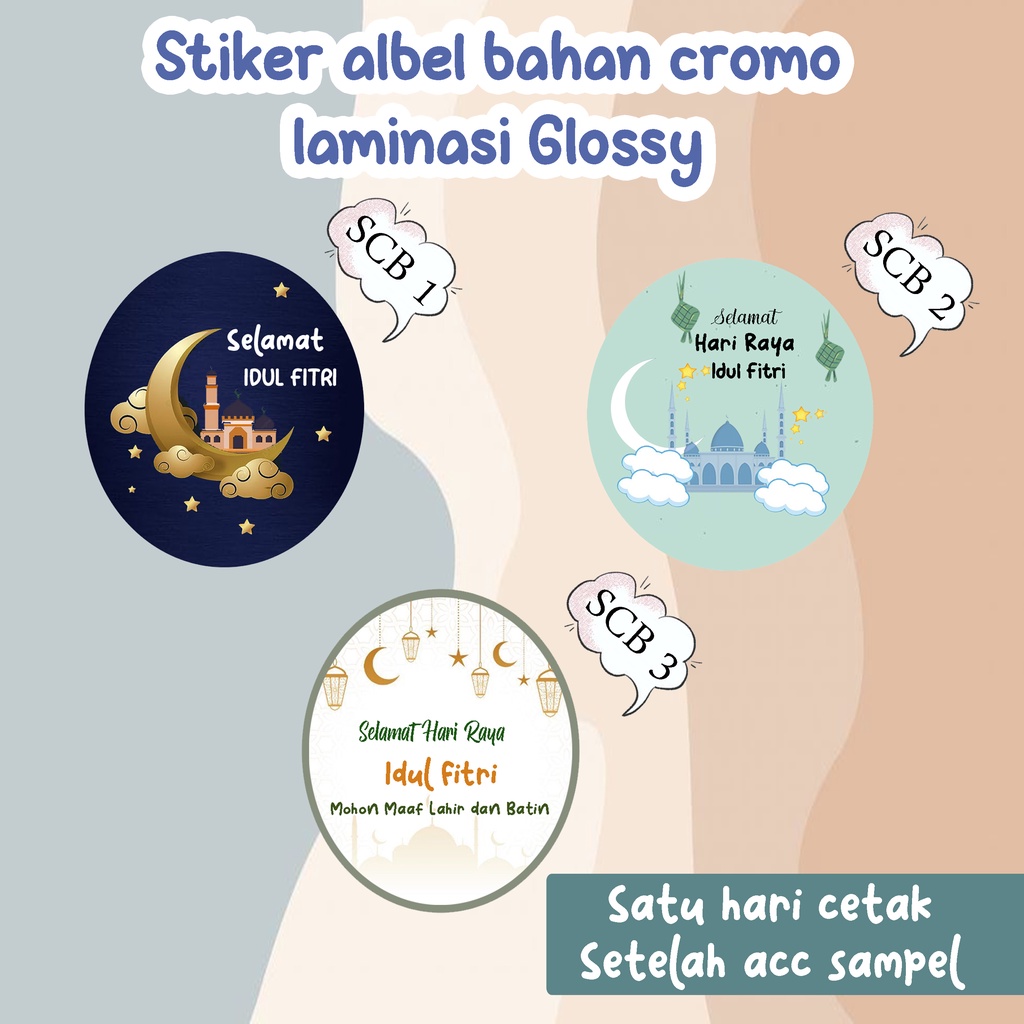 Jual STIKER LABEL BULAT HARGA PER 1 LEMBAR STIKER BULAT 5.5 X 5.5 ISI ...