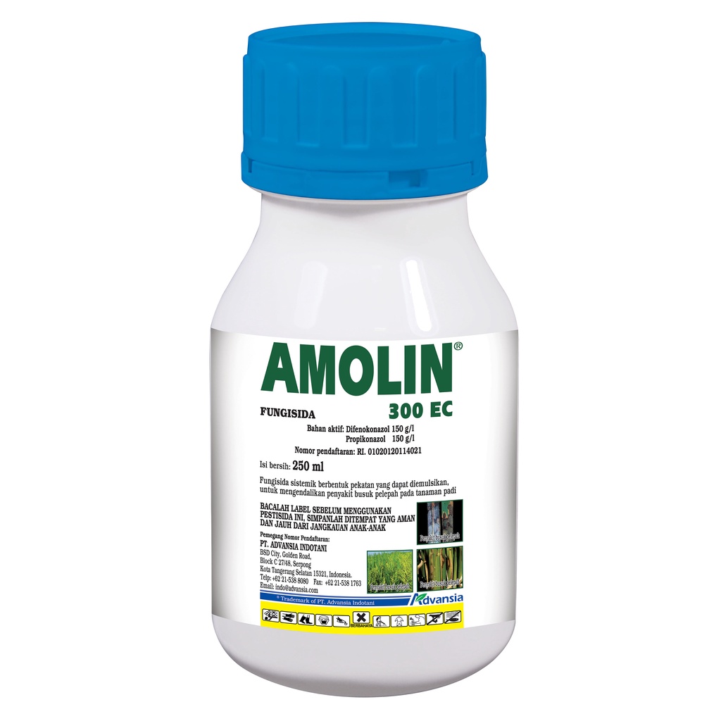 Jual FUNGISIDA / AMOLIN 300 EC 250 ML / Mengendalikan Penyakit Busuk ...