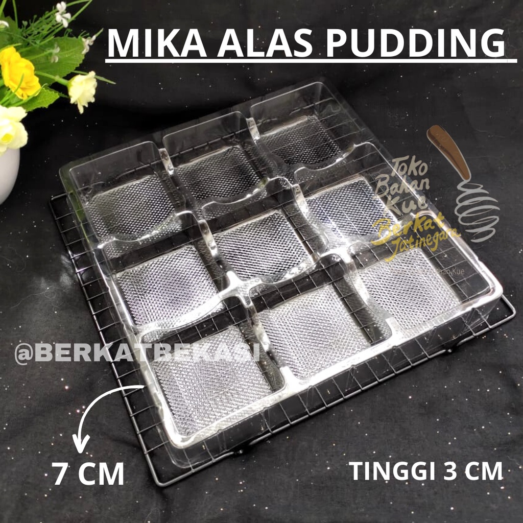 Jual ALAS MIKA PUDING KOTAK SEKAT 9 / MIKA PUDING / ALAS KUE | Shopee ...