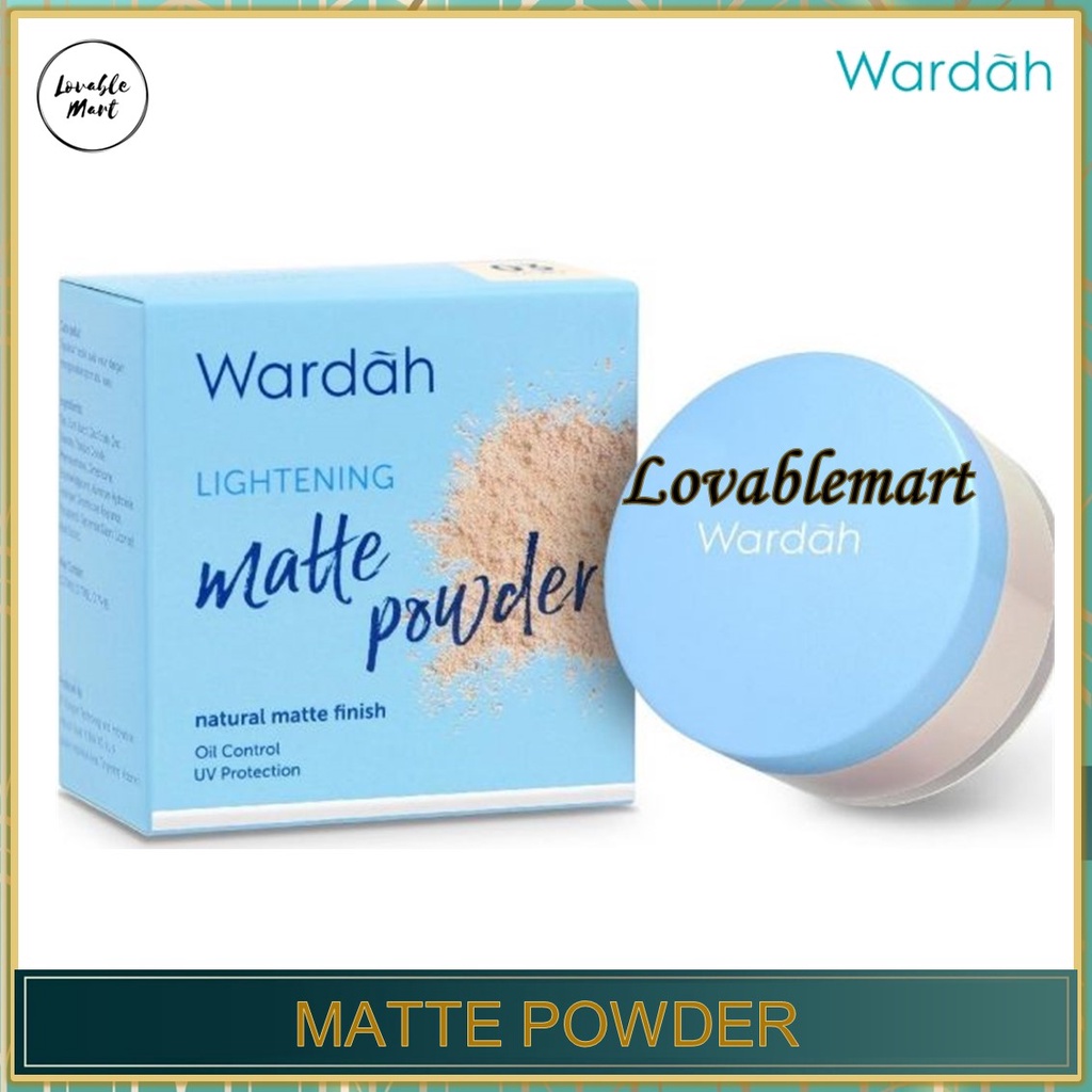 Jual Wardah Lightening Matte Powder - Bedak Tabur Yang Mencerahkan ...