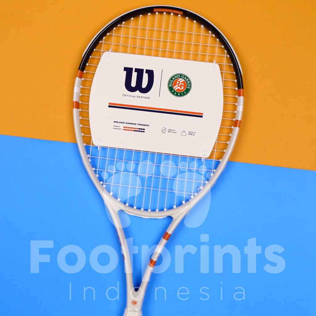 Jual Raket Tenis Wilson Roland Garros Triumph 105 Tennis Racket 298 gr ...