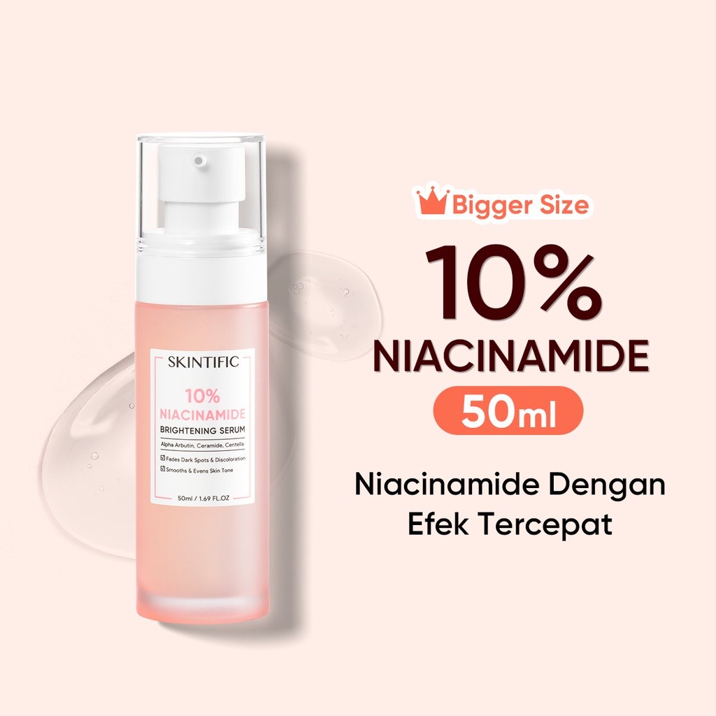 Jual SKINTIFIC - MSH Niacinamide Brightening Serum 50ml | Shopee Indonesia