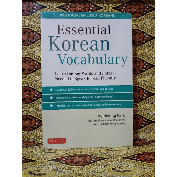 Jual BUKU (ORI) ESSENTIAL KOREAN VOCABULARY | Shopee Indonesia