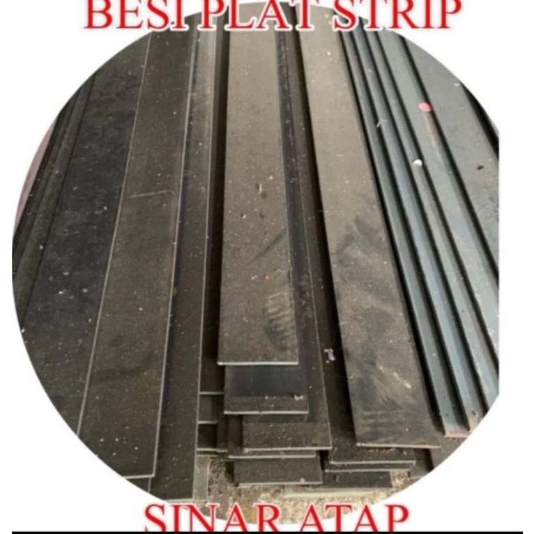 Jual Besi Plat Strip Lebar 6,5cm Tebal 6mm Panjang 6 Meter - Strip 6x65 ...