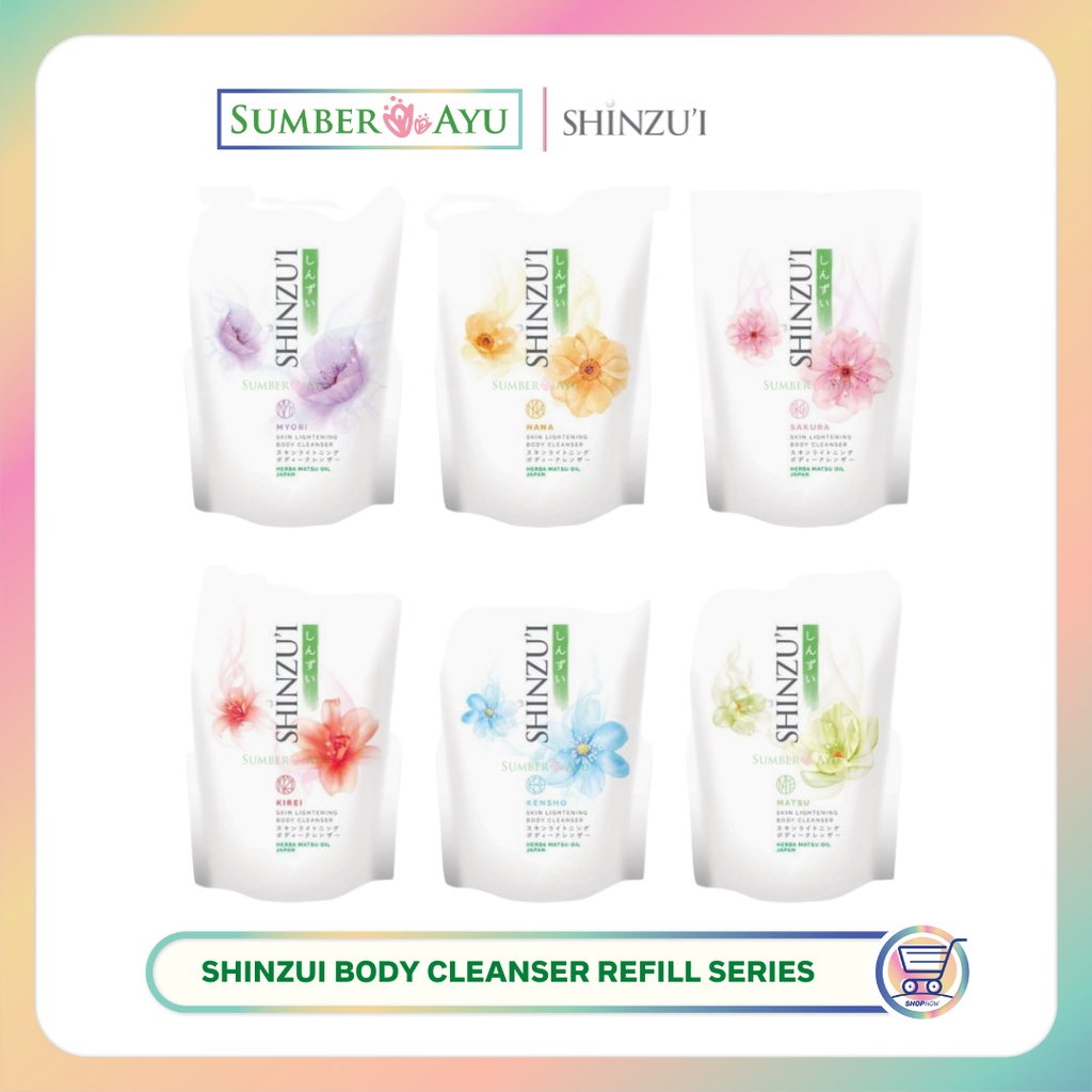 Jual SHINZUI SKIN LIGHTENING BODY CLEANSER REFILL SERIES | Shopee Indonesia