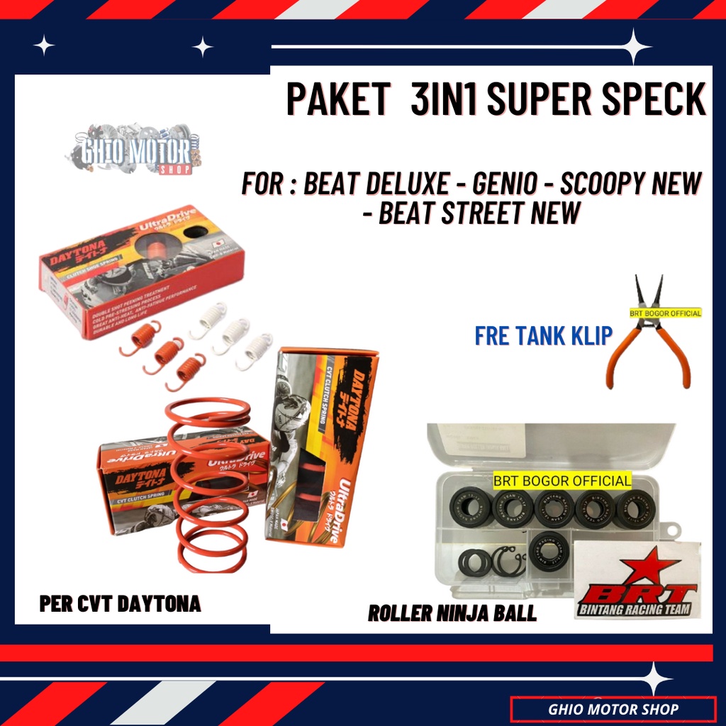 Jual Paket 3in1 Super speck Beat deluxe Beat New Genio Scoopy New Beat ...