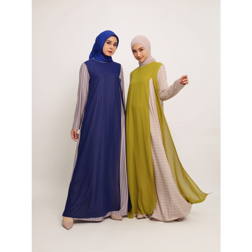 Jual Elzatta Gamis spandek motif terbaru dress motif baju gamis ...
