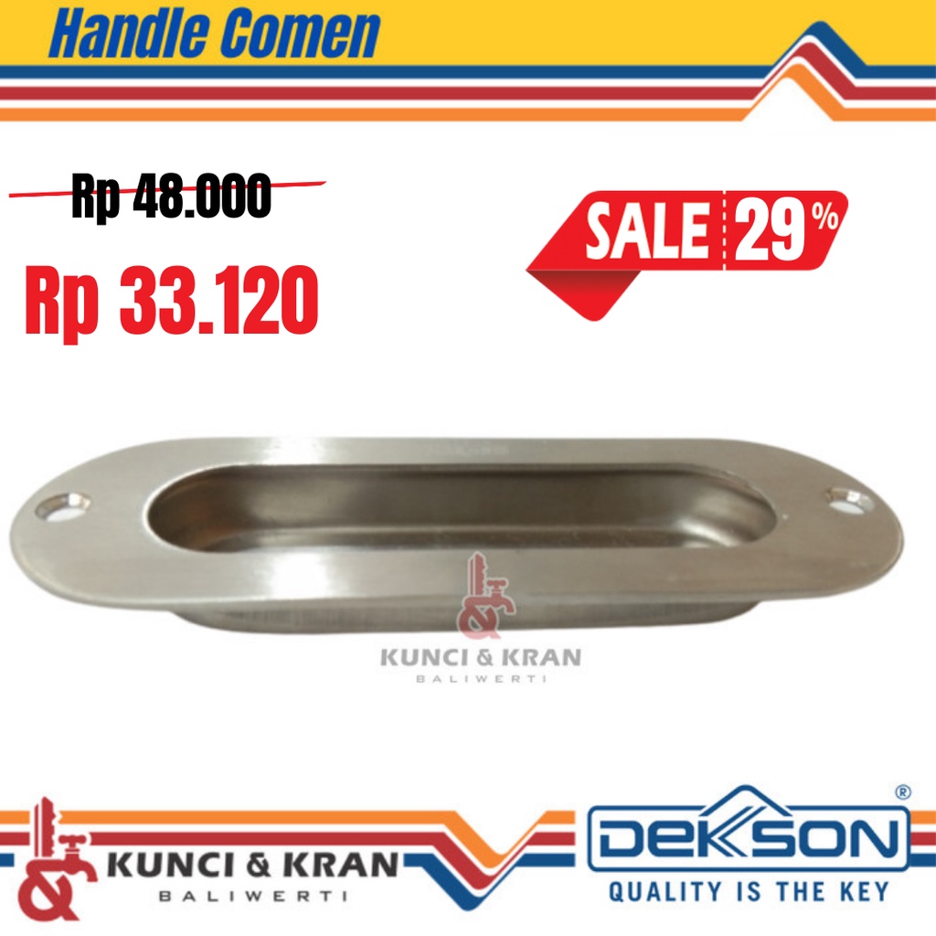 Jual Handle Pintu Sliding DEKKSON PP 012 SS Pull Plate Stainless Steel ...