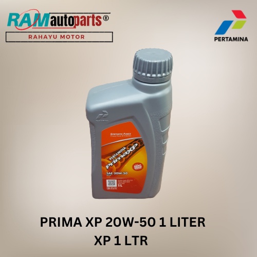 Jual PERTAMINA PRIMA XP 20W-50 ORIGINAL 1 LITER | Shopee Indonesia