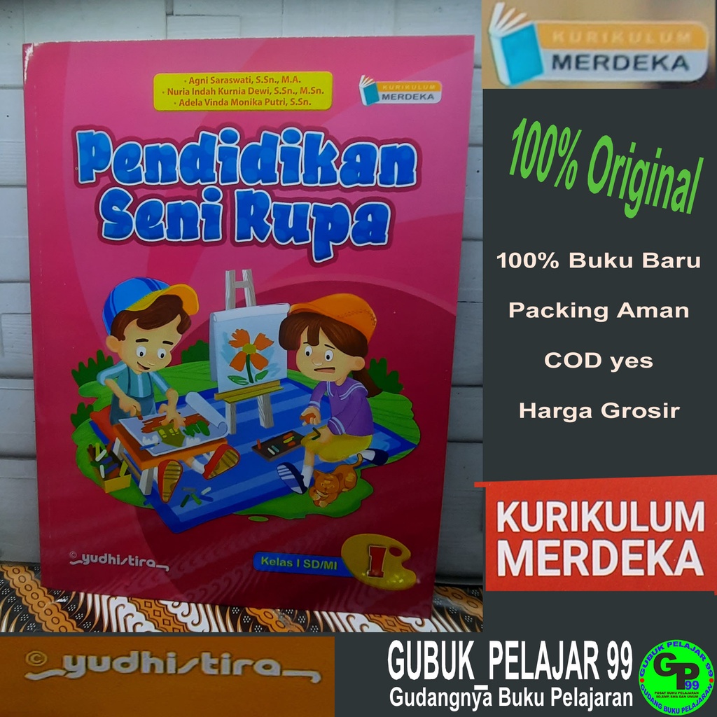 Jual Buku Siswa PENDIDIKAN SENI RUPA Kelas 1 Untuk SD/MI KURIKULUM MERDEKA Penerbit Yudhistira ...