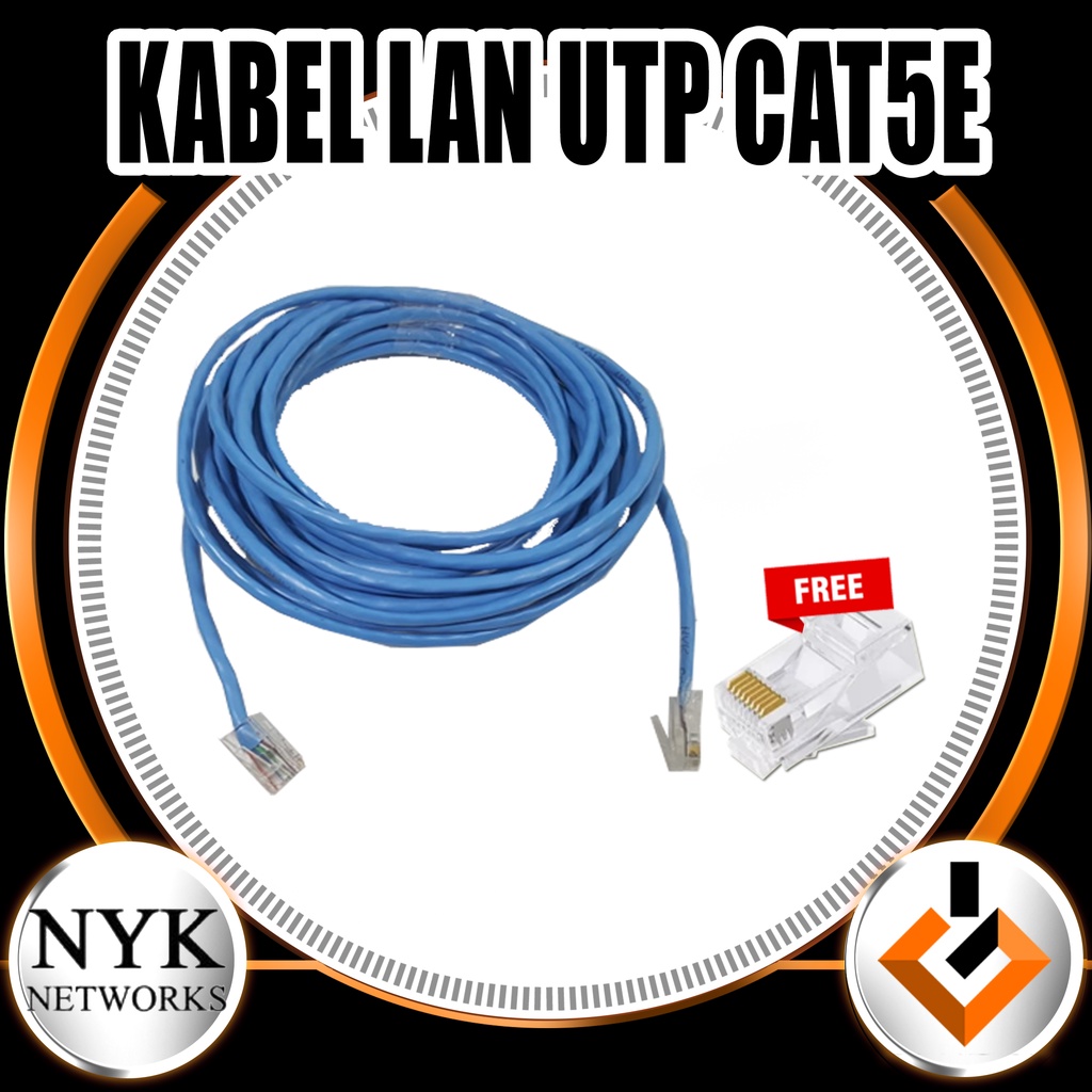Jual KABEL LAN UTP RJ45 Cat5e | Shopee Indonesia
