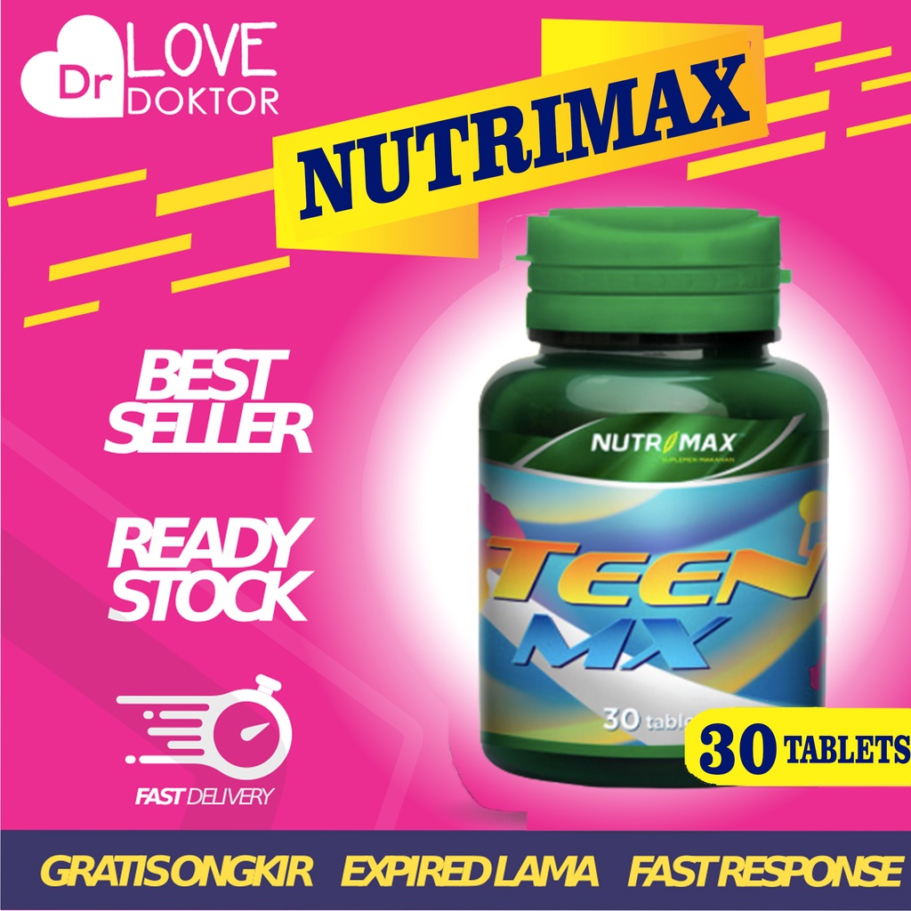 Jual NUTRIMAX TEEN MX VITAMIN OBAT PENINGGI PENAMBAH TINGGI DAYA TAHAN TUBUH BADAN ANAK REMAJA ...