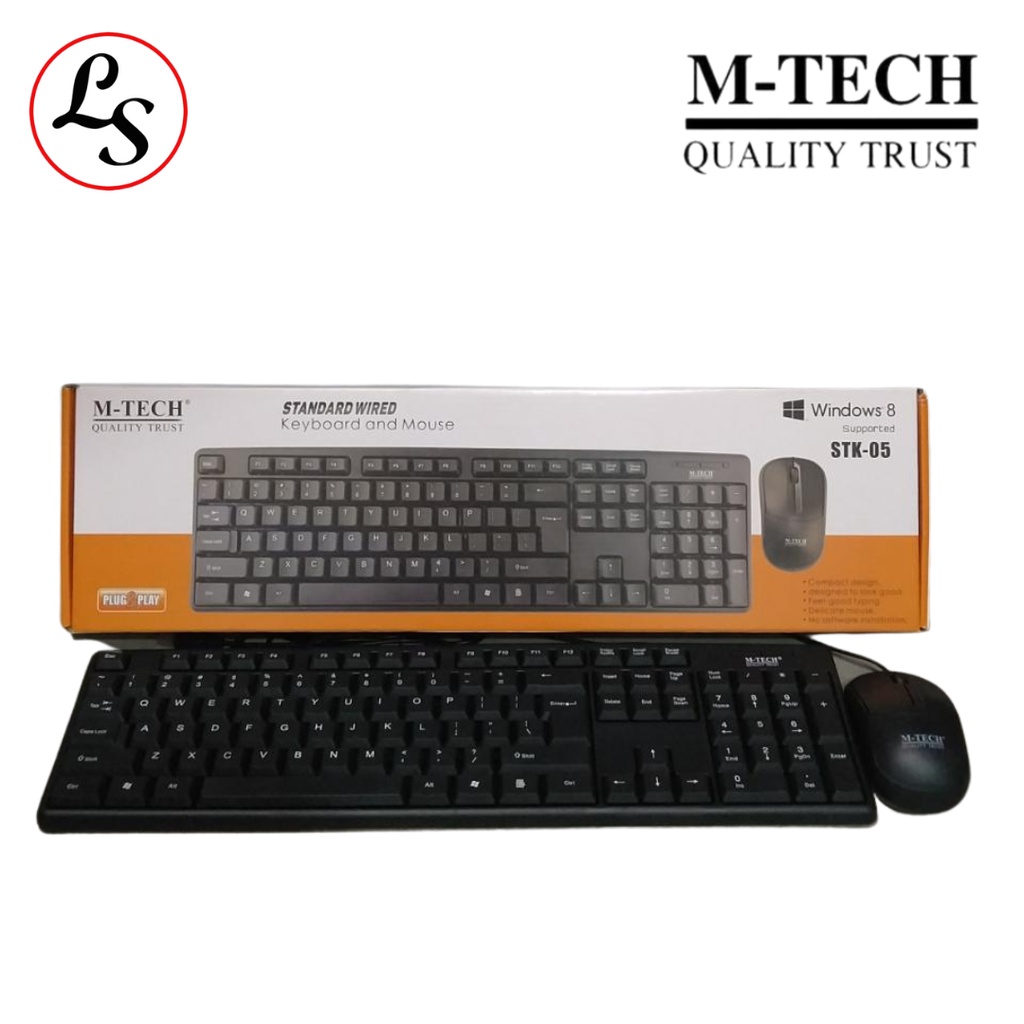 Jual M-TECH BUNDLE SET STK-05 Keyboard + Mouse | Shopee Indonesia