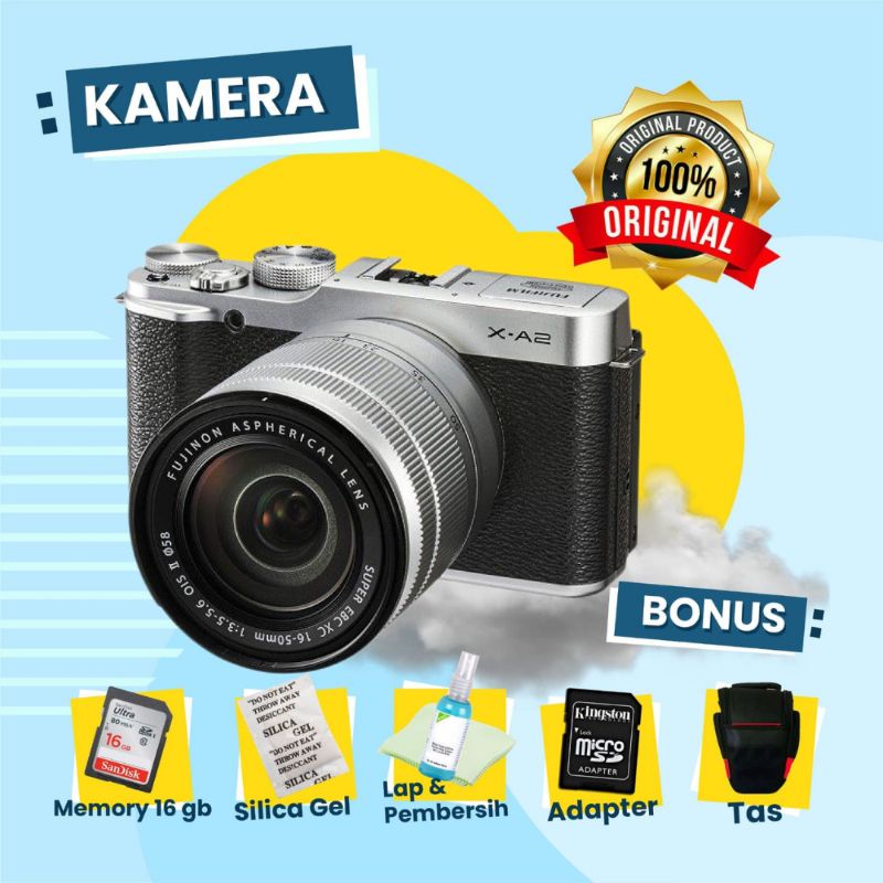 Jual KAMERA FUJIFILM XA2 Kit Bekas Second Garansi Siap Pakai Cocok untuk Para MUA Supaya Hasil ...