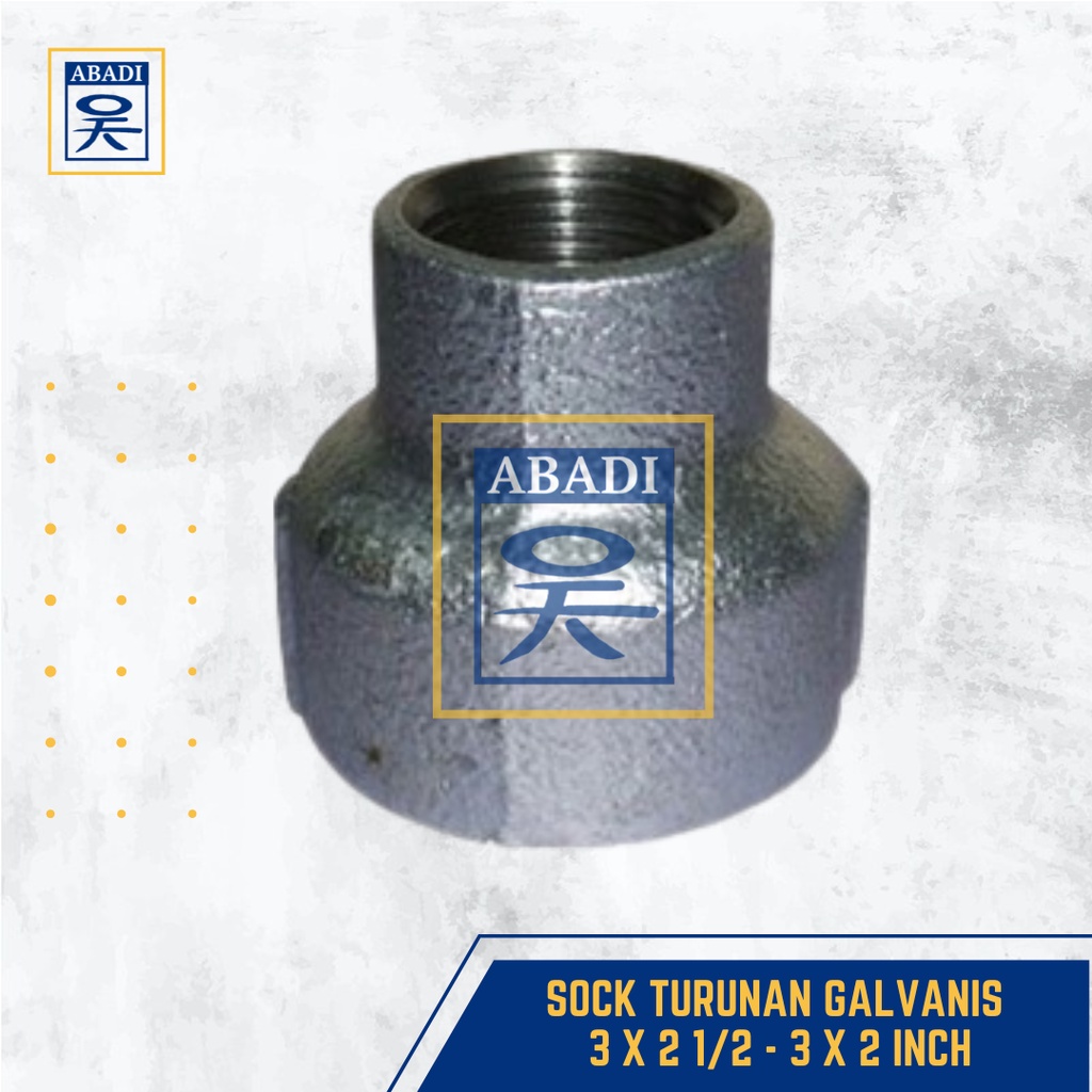 Jual SOCK TURUNAN GALVANIS 3 X 2 INCH - 3 X 2 1/2 INCH | Shopee Indonesia