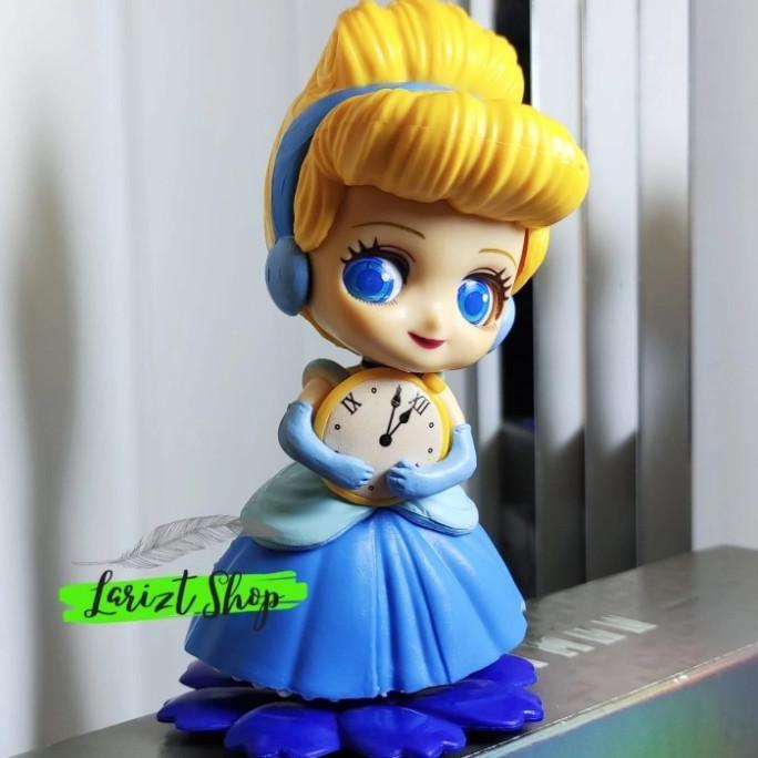 Jual Topper Kue Ultah QPosket Princess Disney Cinderella Clock Chibi ...