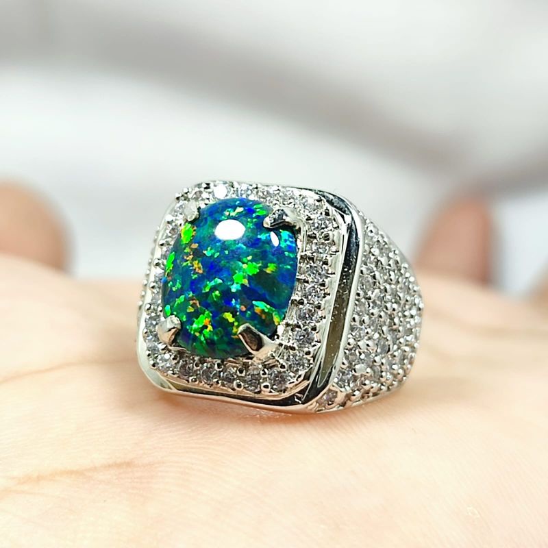 Jual BATU KALIMAYA BLACK OPAL AUSSY ASLI CATAM FULL JARONG SIAP PAKAI ...